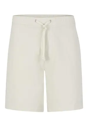 BOSS Stretch-cotton Shorts - White