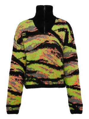 ERL Tiger Jacquard Sweater - Multicoloured