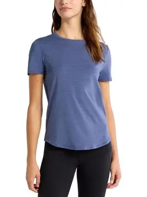 Zella Zella Energy Performance T-Shirt Blue Indigo