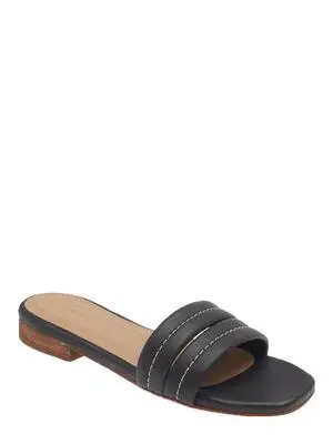 Kaanas Maya Chunky Slide Sandal - Black