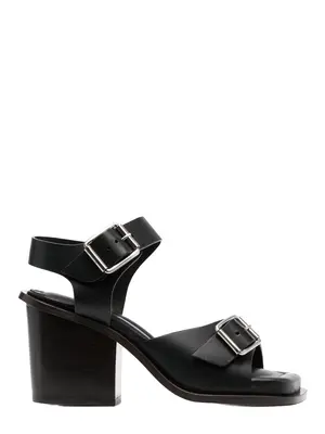 LEMAIRE Leather Sandals - Black