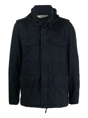 Aspesi Multi-pocket Military Jacket - Blue
