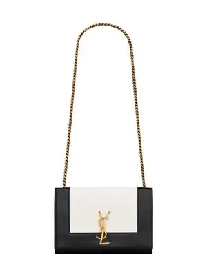 Saint Laurent Small Kate Leather Shoulder Bag - Black