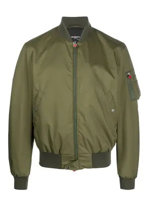 Kiton Zip-up Bomber Jacket - Green