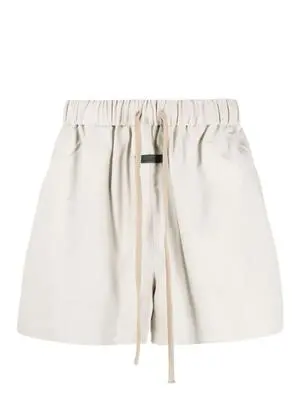 Fear Of God Drawstring Waist Thigh-length Short Shorts - Neutrals