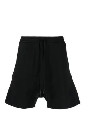 Boris Bidjan Saberi 11 Drawstring-waist Cotton Shorts - Black