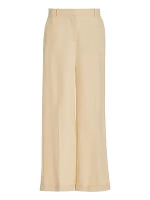 TOTEME Tailored Herringbone-weave Trousers - Neutral
