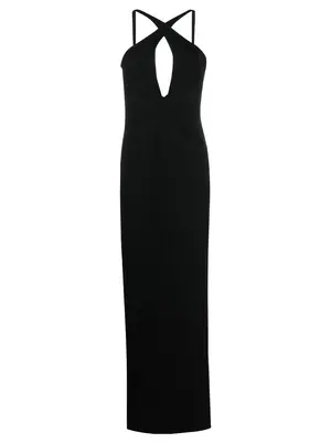 MONOT Cut-out Maxi Dress - Black