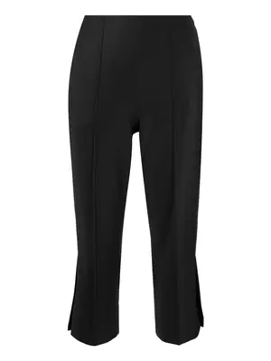 Matériel Wool Blend Cropped Trousers - Black