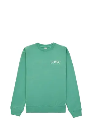 SPORTY & RICH Upper East Side Cotton Sweatshirt - Green