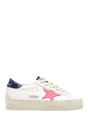 GOLDEN GOOSE Hi Star Platform Sneakers - White