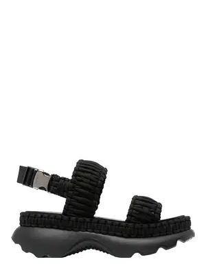 Moncler Belay Woven Sandals - Black
