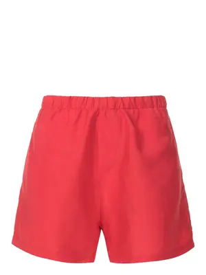 AMIR SLAMA Linen Shorts - Red