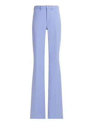 Marni Pressed-crease Straight-leg Trousers - Blue