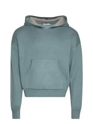 Rhude Logo-print Knitted Hoodie - Green