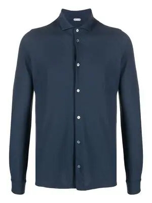 ZANONE Long-sleeved Cotton Shirt
