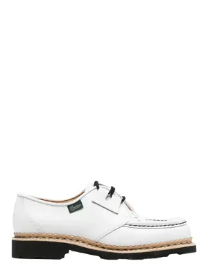 Patou X Paraboot Leather Derby Shoes - White