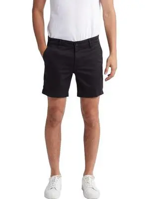 Ag AG Cipher 7-Inch Chino Shorts Pure Black