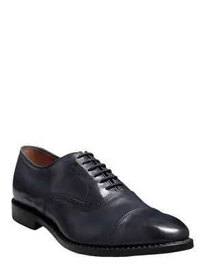 Allen Edmonds Allen Edmonds Park Avenue Cap-Toe Oxford Dress Shoes Navy
