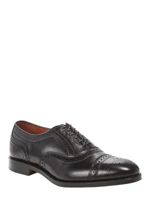 Allen Edmonds Strand Cap-toe Leather Dress Shoes - Black