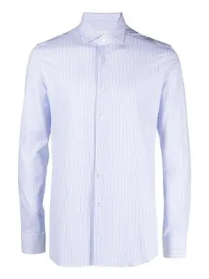 XACUS Vertical Stripe-print Shirt