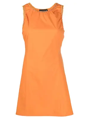 Moschino Sleeveless Mini Dress - Orange