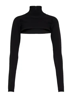 Dolce & Gabbana X Kim Turtleneck Shrug - Black
