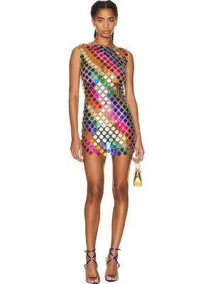 FANNIE SCHIAVONI Hannah Dress - Rainbow