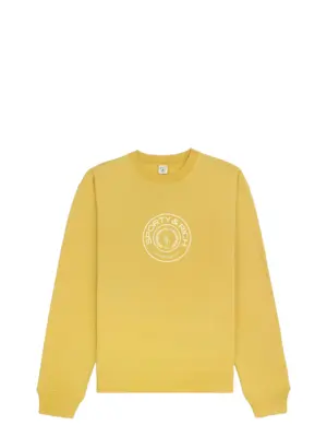 SPORTY & RICH Sporty & Rich Connecticut Crest Crew-Neck Sweatshirt