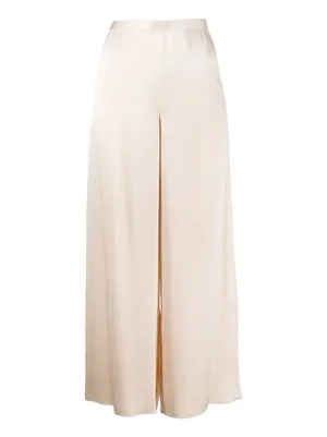 Voz Wide-leg Cropped Culottes - Neutrals