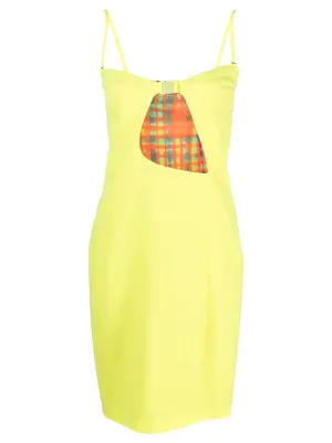 Dsquared2 Cut-out Minidress - Yellow