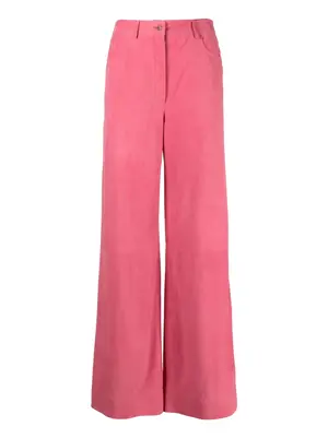Alberta Ferretti Palazzo Trousers - Pink