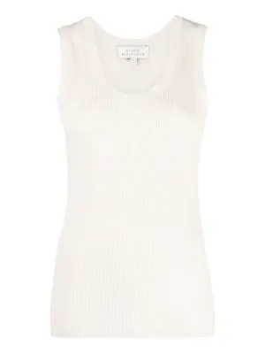 STUDIO NICHOLSON Ribbed-Knit Tank Top