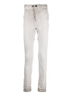 Boris Bidjan Saberi Drop-crotch Skinny Jeans - Grey