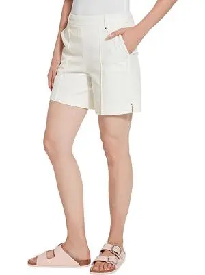 Lyssé Amanda Stretch Twill Shorts - Off White