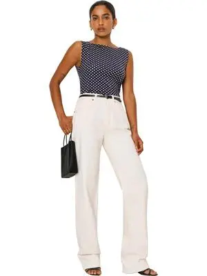 REFORMATION REFORMATION Dusk Knit Top Dream Dot