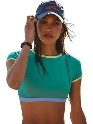 ONEONE ONEONE Brenda Crop Surf Top Lush Waves