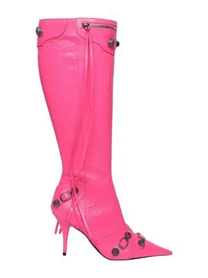 Balenciaga Balenciaga Tall Cagole High Heel Boots Fluorescent Pink
