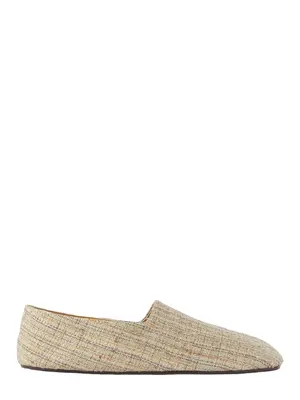 Loro Piana Andria Canvas Loafers - Neutrals