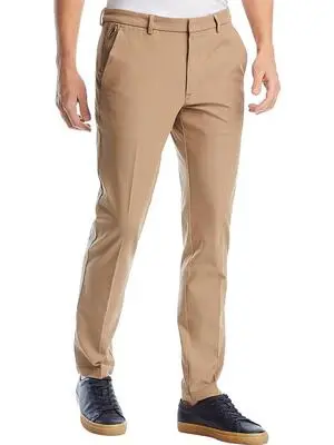 BOSS Kaito Slim Fit Casual Trousers - Open Beige