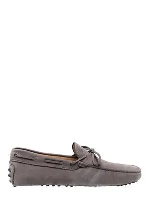 TOD'S Gommino Suede Loafers - Grey