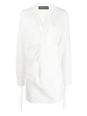 ANDREADAMO ANDREĀDAMO Long-Sleeve Shirt Dress