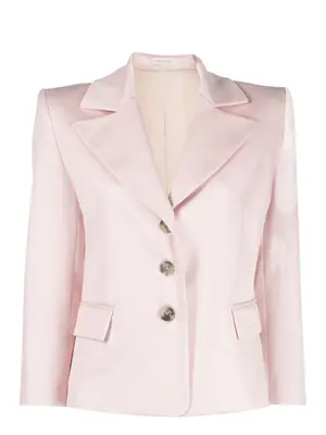 THE MANNEI Arda Single-breasted Cotton Blazer - Pink