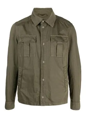 Herno Cotton-blend Button-up Shirt Green