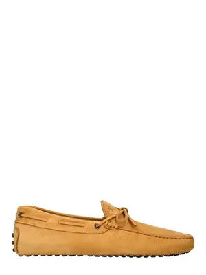 TOD'S Leather Gommino Driving Loafers Yellow