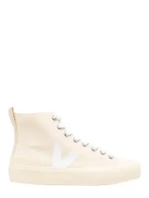 VEJA Logo-patch Hi-top Sneakers - Neutrals