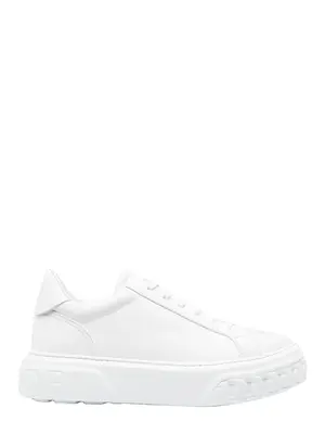 Casadei Logo-patch Low-top Sneakers - White
