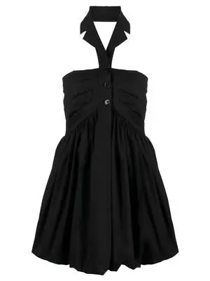 Philosophy Di Lorenzo Serafini Flared Mini Dress - Black
