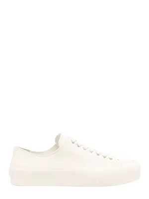 JIL SANDER Low-top Leather Sneakers - Neutrals