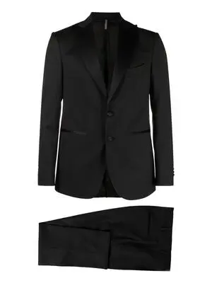 CHÂTEAU LAFLEUR-GAZIN Peak-lapel Single-breasted Blazer - Black